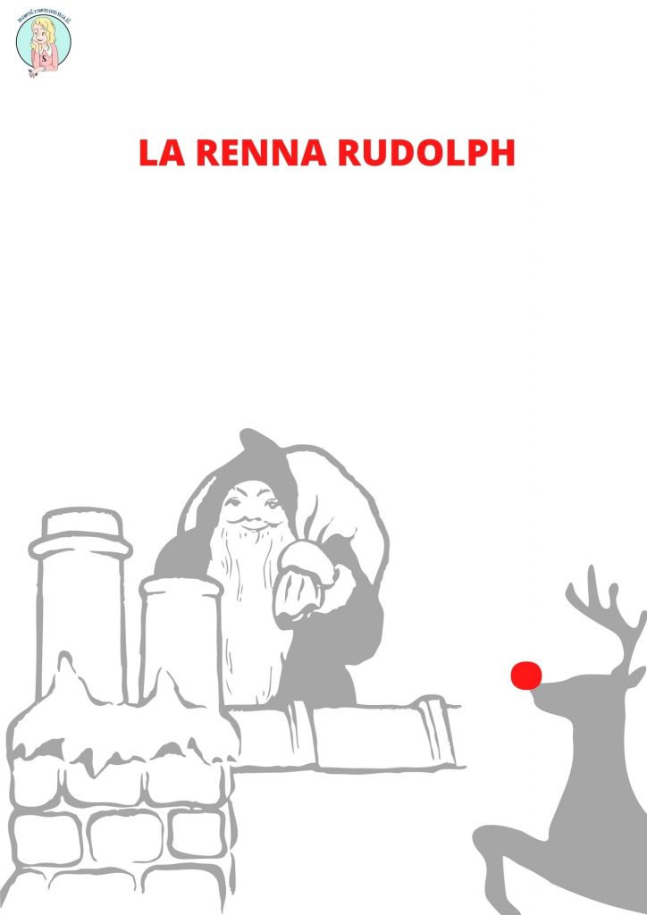 La storia di "Rudolph la renna" con semplici domande di comprensione