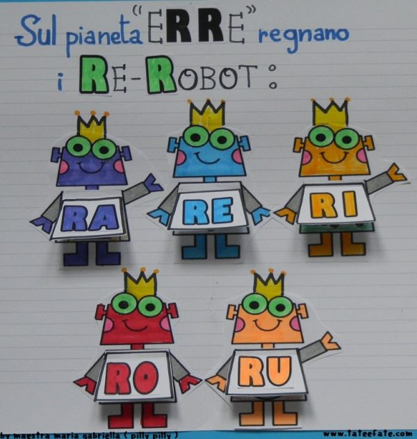 CONSONANTE R - ra re ri ro ru - schede e attività