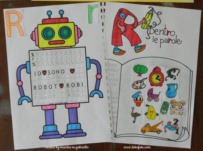 CONSONANTE R - ra re ri ro ru - schede e attività